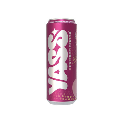 Yass - Soda prébiotique saveur fruits rouges 330ml x12 - Fournisseur ...